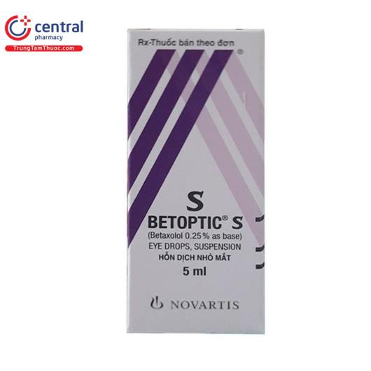 [CHÍNH HÃNG] Thuốc Betoptic S 5ml - Thuốc điều trị Glaucome