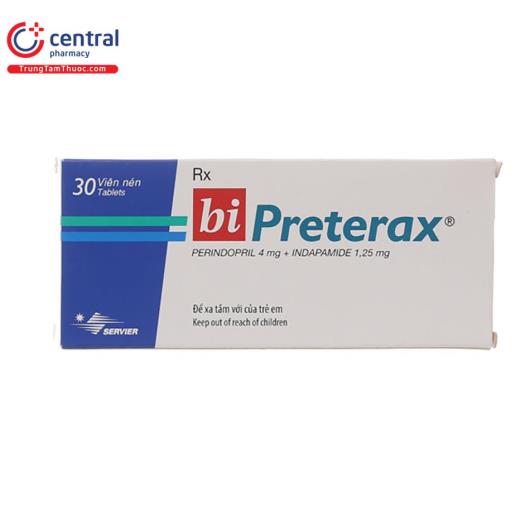 Thuốc Bi Preterax điều trị cao huyết áp của Pháp: liều dùng, lưu ý