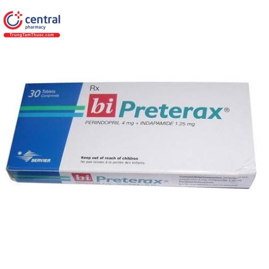 Thuốc Bi Preterax điều trị cao huyết áp của Pháp: liều dùng, lưu ý