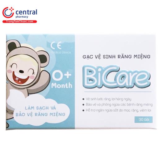 [CHÍNH HÃNG] Gạc vệ sinh răng miệng Bicare làm sạch răng cho bé