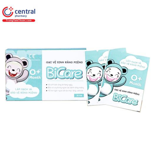[CHÍNH HÃNG] Gạc vệ sinh răng miệng Bicare làm sạch răng cho bé
