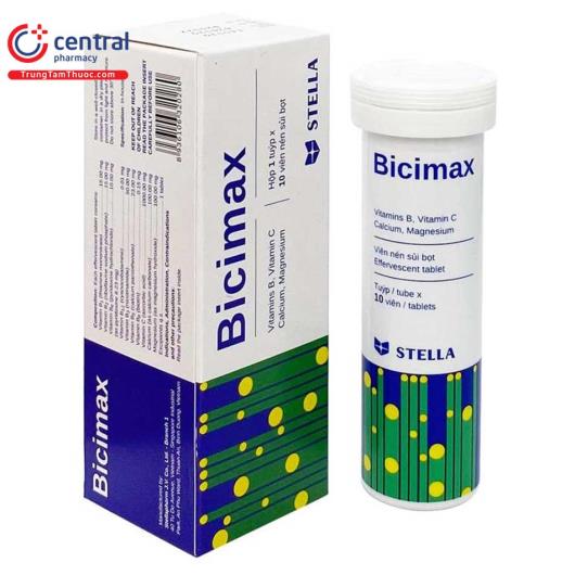 Thuốc Bicimax cung cấp vitamin và khoáng chất cần thiết cho cơ thể