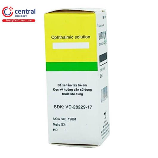 [CHÍNH HÃNG] Thuốc Biloxcin Eye đánh bay viêm kết mạc, loét giác mạc