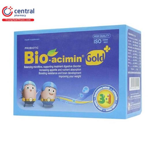 Thuốc Bio-acimin gold: men vi sinh tiêu hóa khỏe, trẻ ăn ngon