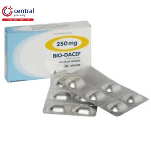 Thuốc Bio-Dacef 250mg: liều dùng - cách dùng, lưu ý khi sử dụng