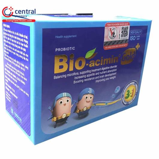 Thuốc Bio-acimin gold: men vi sinh tiêu hóa khỏe, trẻ ăn ngon
