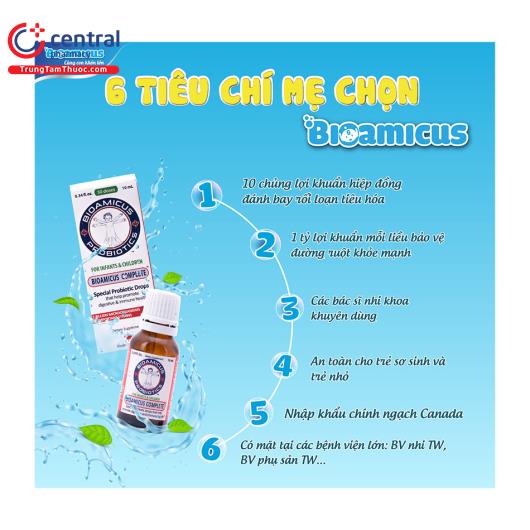 [CHÍNH HÃNG] Thuốc BioAmicus Complete - Tiêu hóa khỏe, trẻ ngoan hơn