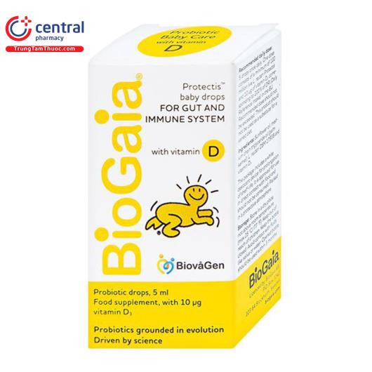 Thuốc BioGaia Protectis Baby Drops With Vitamin D3 an toàn cho bé