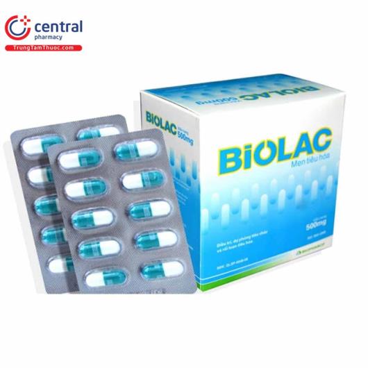 [CHÍNH HÃNG] Thuốc Biolac 500mg Biopharco điều trị rối loạn tiêu hóa