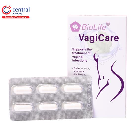Viên đặt BioLife VagiCare - Không còn viêm nhiễm vùng kín