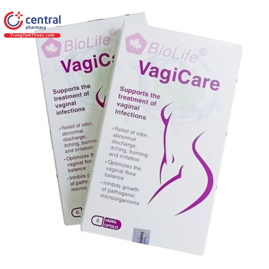 Viên đặt BioLife VagiCare - Không còn viêm nhiễm vùng kín