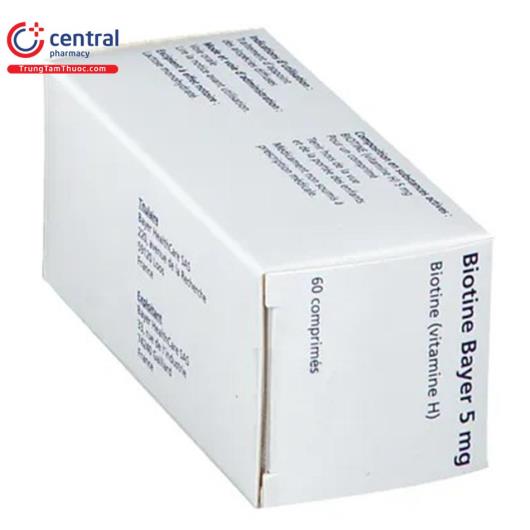 [CHÍNH HÃNG] Thuốc Biotine Bayer 5mg - Thuốc da liễu trị viêm da nhờn