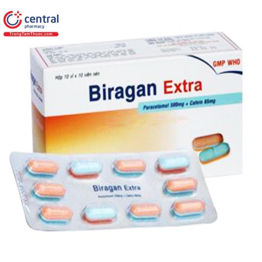 Thuốc Biragan extra (viên nén) hạ sốt giảm đau không gây buồn ngủ