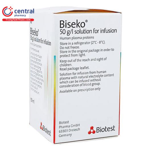 [CHÍNH HÃNG] Thuốc Biseko 50 g/l chai 50ml - Dung dịch tiêm truyền