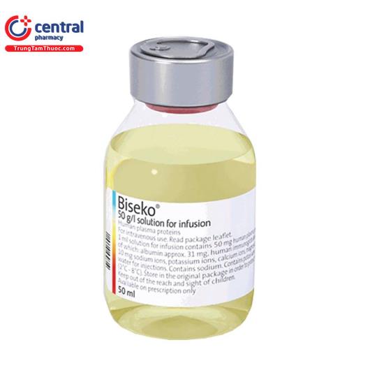 [CHÍNH HÃNG] Thuốc Biseko 50 g/l chai 50ml - Dung dịch tiêm truyền