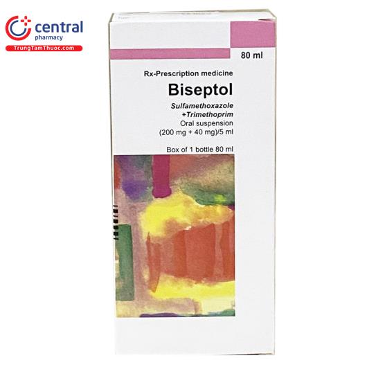 [CHÍNH HÃNG] Thuốc Biseptol 80ml điều trị nhiễm trùng