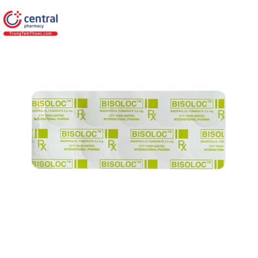 [CHÍNH HÃNG] Thuốc Bisoloc 2,5 mg - Hạ huyết áp hiệu quả