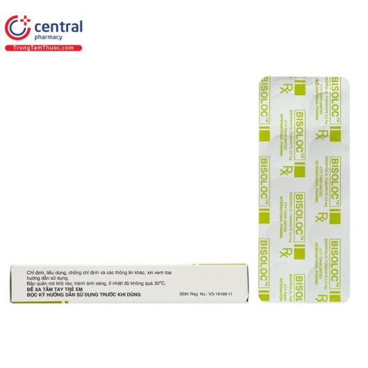 [CHÍNH HÃNG] Thuốc Bisoloc 2,5 mg - Hạ huyết áp hiệu quả