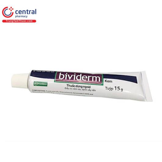 Thuốc Bividerm 15g: Tác dụng - chỉ định, cách dùng -liều dùng