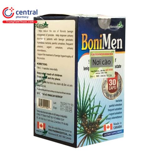 Thuốc Bonimen: tác dụng, đối tượng sử dụng, giá bán