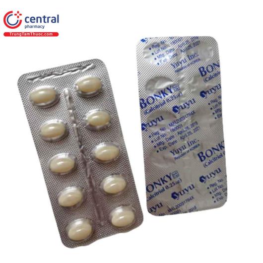Thuốc Bonky Yuyu - Thuốc bổ sung và cung cấp Calcitriol
