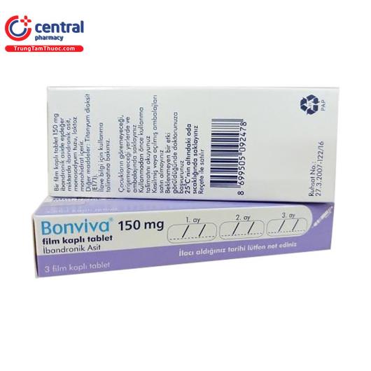 [CHÍNH HÃNG] Thuốc Bonviva 150mg - phòng và điều trị loãng xương