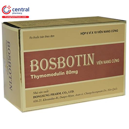 [CHÍNH HÃNG] Thuốc Bosbotin Capsule 80mg tăng cường miễn dịch