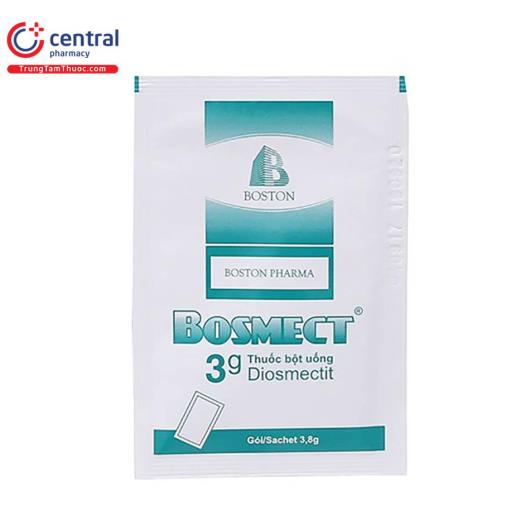Thuốc Bosmect (Diosmectit 3g): tác dụng, chỉ định, liều dùng