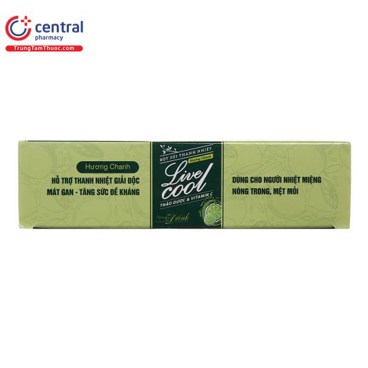 [CHÍNH HÃNG] Bột Sủi Thanh Nhiệt Livecool (Hương Chanh)