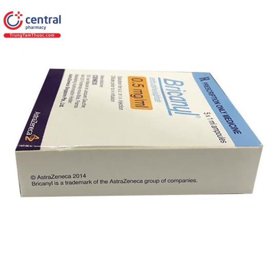 Thuốc Bricanyl 0.5mg/ml: tác dụng, cách dùng và lưu ý sử dụng