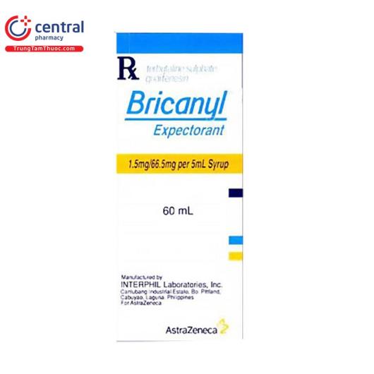 Thuốc Bricanyl Expectorant - điều trị hen phế quản, viêm phế quản