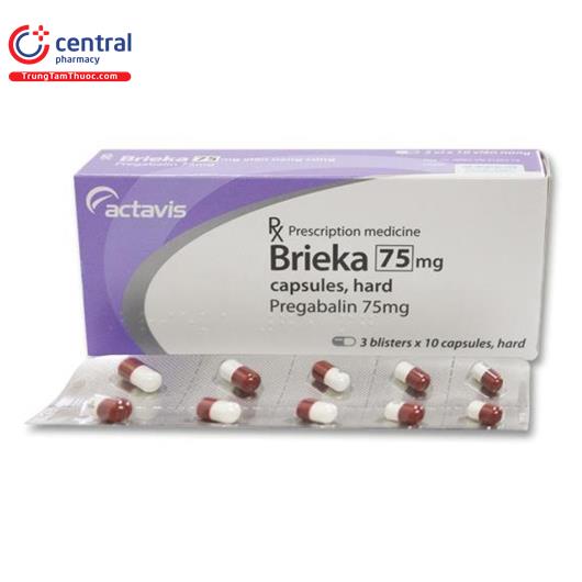 [CHÍNH HÃNG] Thuốc Brieka 75mg điều trị đau liên quan đến thần kinh