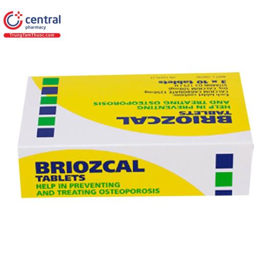 Thuốc Briozcal cung cấp Canxi phòng và điều trị loãng xương