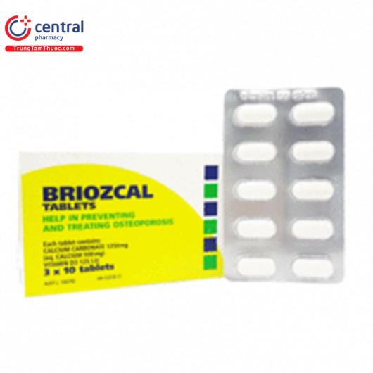 Thuốc Briozcal cung cấp Canxi phòng và điều trị loãng xương