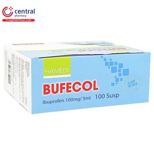 [CHÍNH HÃNG] Thuốc Bufecol 100 Susp giảm đau, hạ sốt, chống viêm