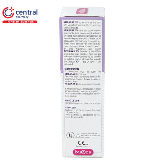[CHÍNH HÃNG] Buona Nebial/Nebianax 3% Spray Nasale xịt mũi ưu trương
