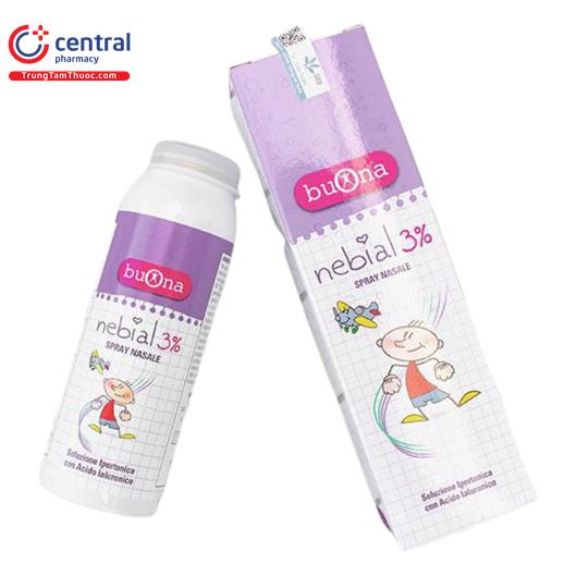 [CHÍNH HÃNG] Buona Nebial/Nebianax 3% Spray Nasale xịt mũi ưu trương