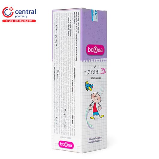 [CHÍNH HÃNG] Buona Nebial/Nebianax 3% Spray Nasale xịt mũi ưu trương
