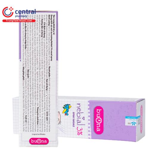 [CHÍNH HÃNG] Buona Nebial/Nebianax 3% Spray Nasale xịt mũi ưu trương