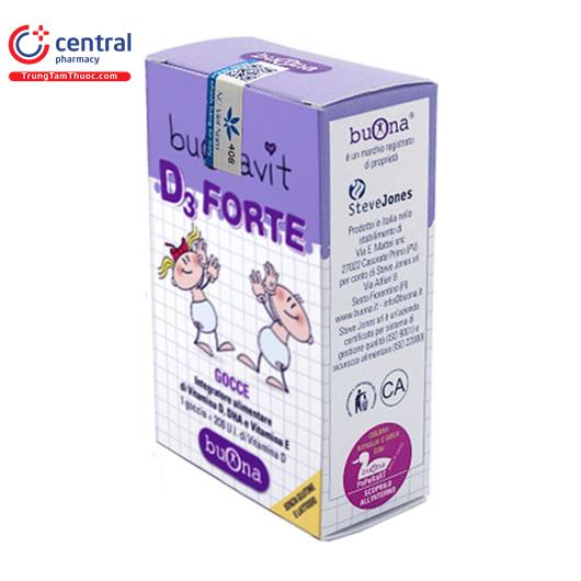 [CHÍNH HÃNG] Thuốc Buonavit D3 Forte: D3 + DHA sự kết hợp tối ưu