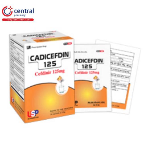 [CHÍNH HÃNG] Thuốc Cadicefdin 125: kháng sinh điều trị nhiễm khuẩn