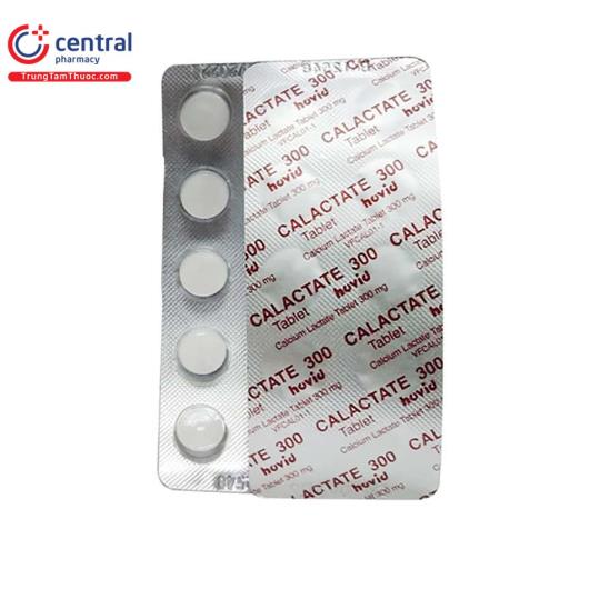 [CHÍNH HÃNG] Thuốc Calactate 300 - Ngăn ngừa thiếu hụt Calci