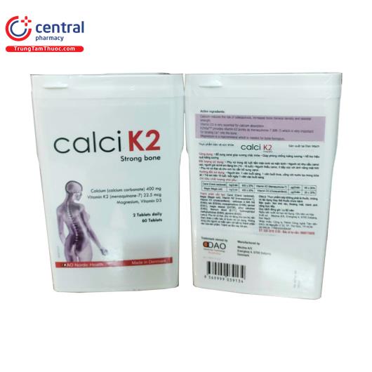 [CHÍNH HÃNG] Calci K2 Strong Bone giúp chắc khỏe xương