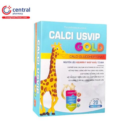 [CHÍNH HÃNG] Calci Usvip Gold giúp bé phát triển chiều cao vượt trội