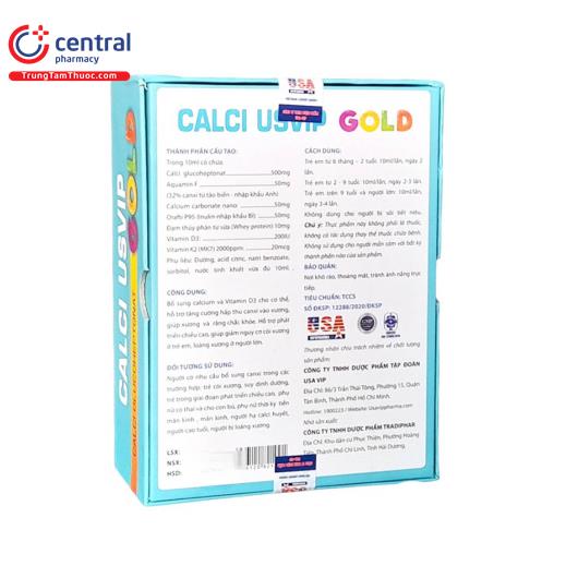 [CHÍNH HÃNG] Calci Usvip Gold giúp bé phát triển chiều cao vượt trội