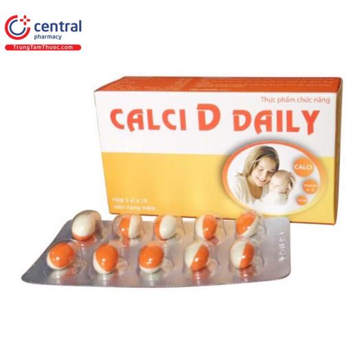 Thuốc Calci D daily: tác dụng, đối tượng sử dụng, giá bán