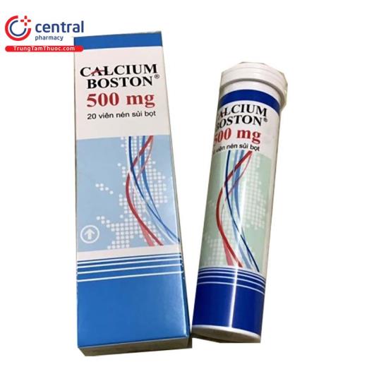 Thuốc Calcium Boston 500mg - bổ sung khoáng chất cho cơ thể