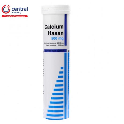 Thuốc Calcium Hasan 500mg - Thuốc cung cấp Calci cho cơ thể