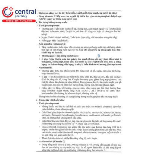 [CHÍNH HÃNG] Thuốc Calcium-Nic Plus bổ sung canxi hoặc vitamin C