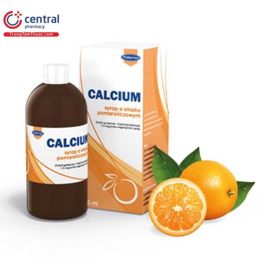Thuốc Calcium Polfarmex syrup bổ sung Canxi cho trẻ cao lớn hơn